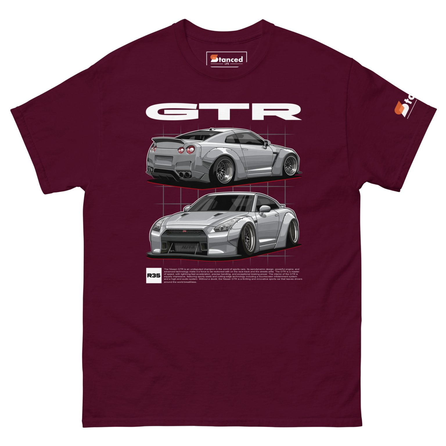 Nissan GTR R35 Men’s Graphic T-shirt – StancedLife
